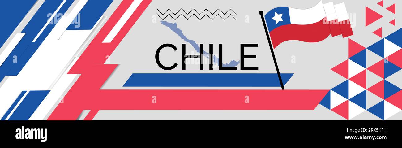 CHILE Map and raised fists. National day or Independence day design for ...