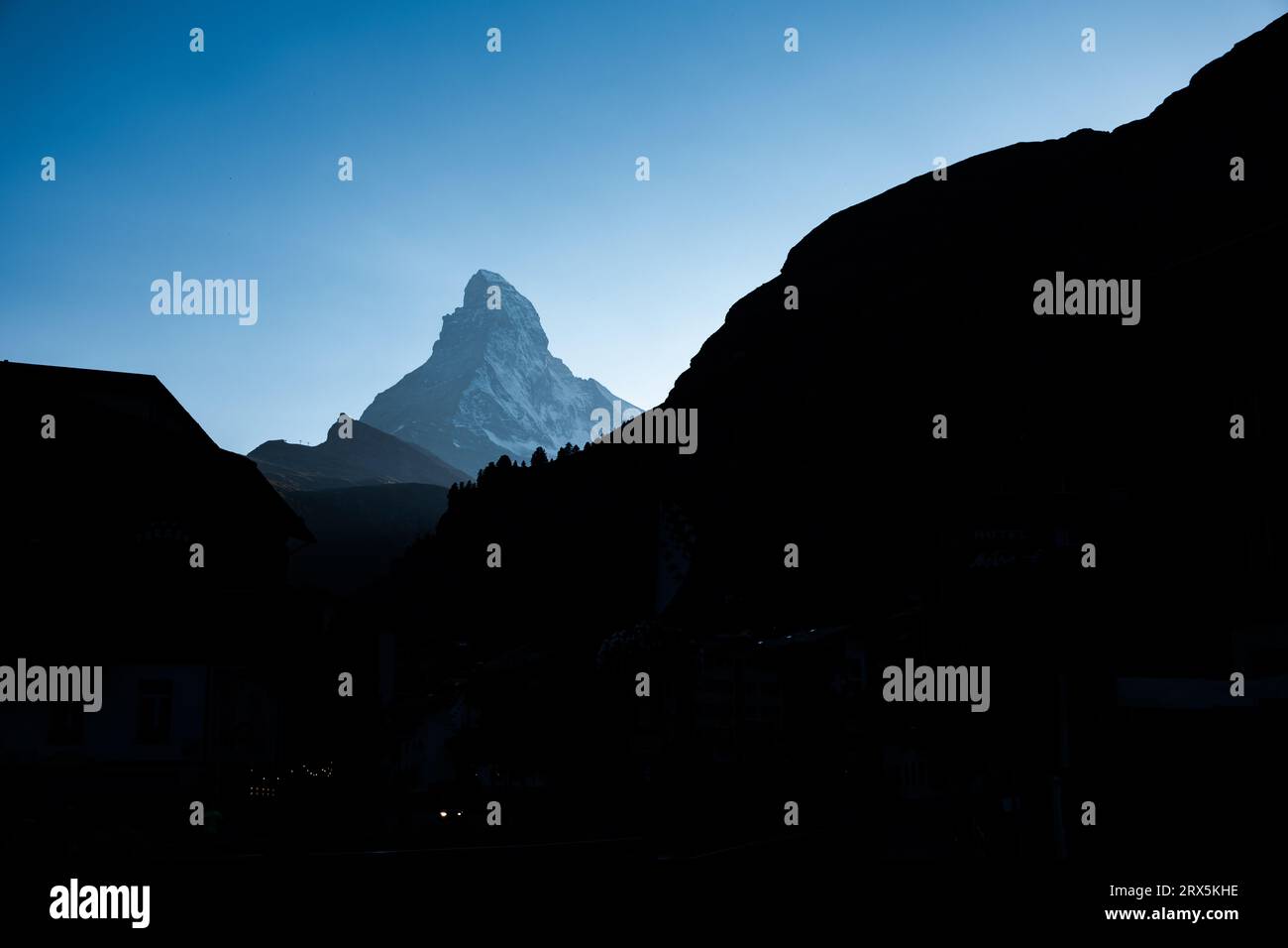 View from zermatt hi-res stock photography and images - Alamy