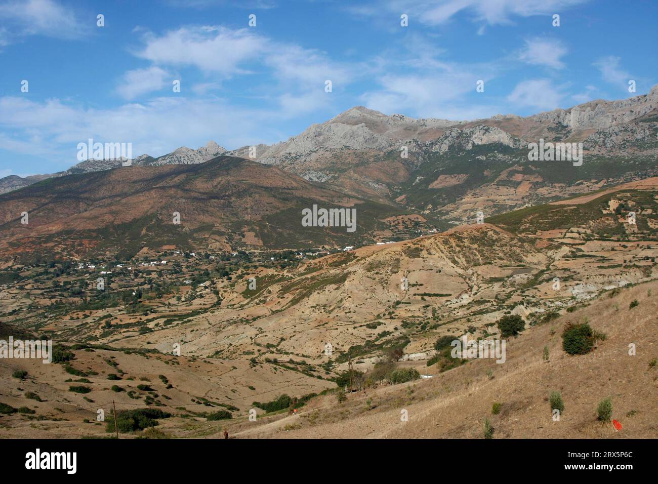 Landscape in the Moroccan Rif Mountains near Tetouan, Morocco Stock ...