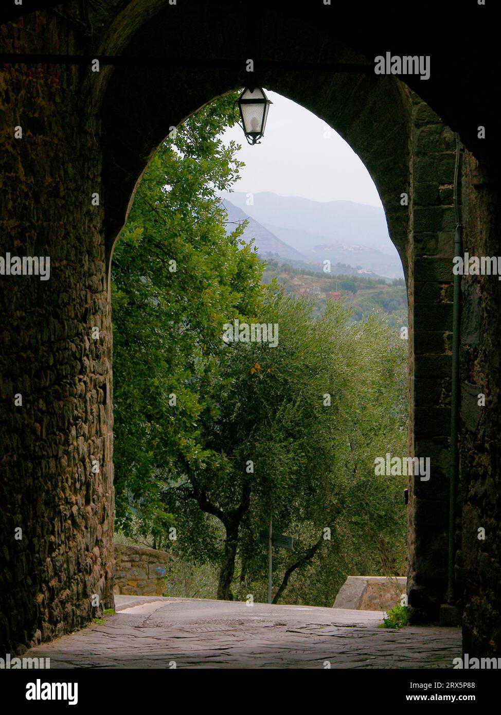 Vault, road subway, tunnel, Tuscany, Italy Stock Photo - Alamy
