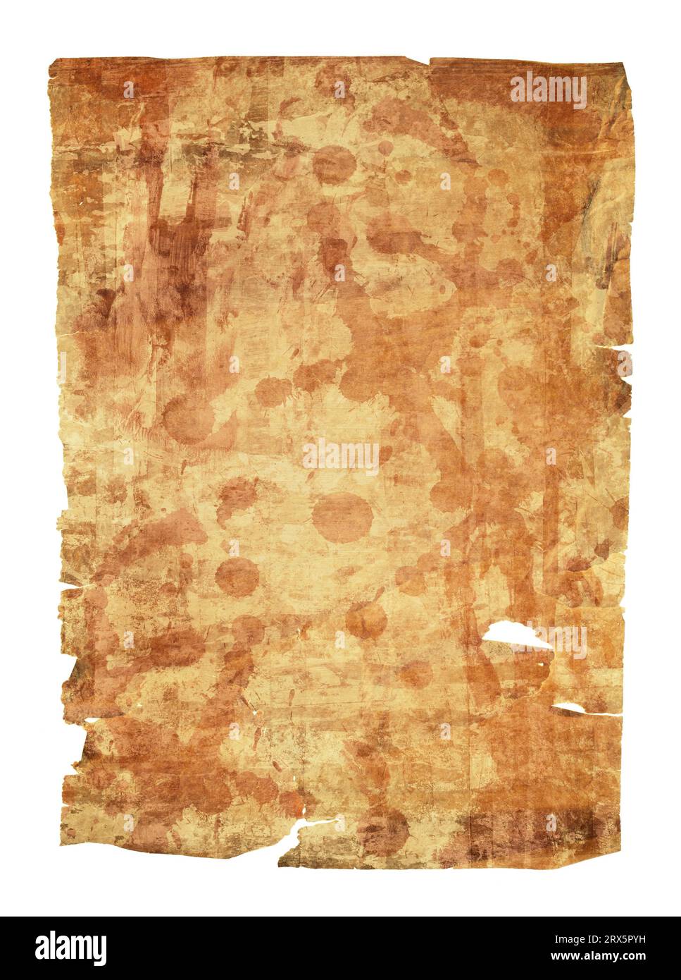 Image of a dirty paper with added stains in photoshop Stock Photo - Alamy