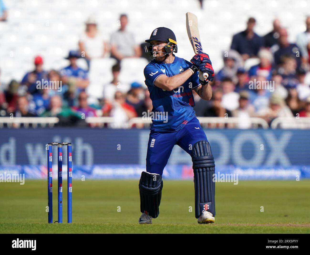 England's Phil Salt batting during the second Metro Bank One Day ...