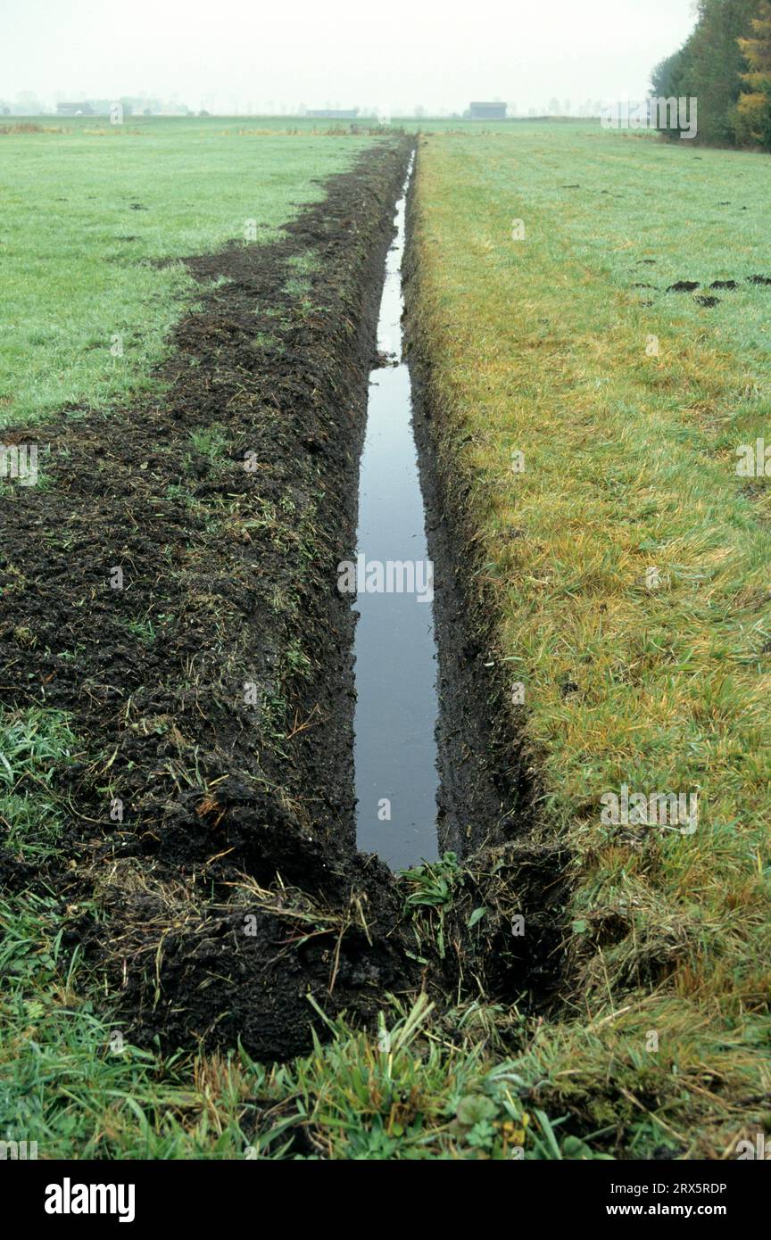 Moorland drainage hi-res stock photography and images - Alamy