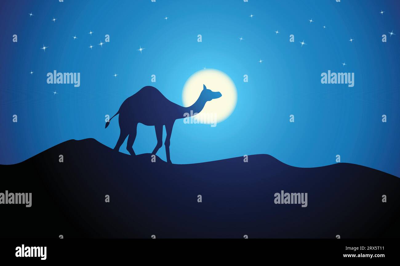 Camel design silhouette. Hand drawn minimalism style vector ...