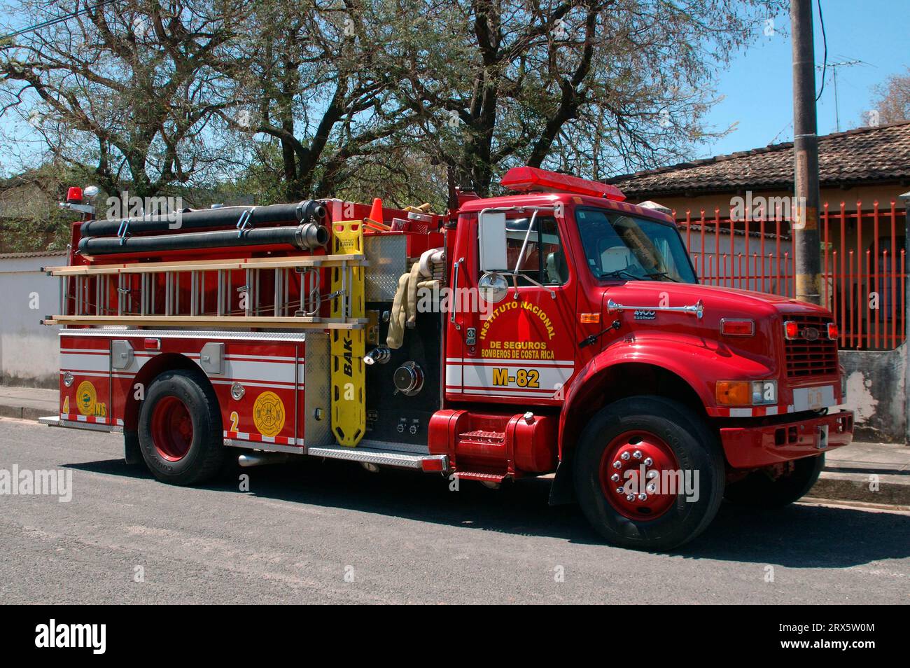 Fire engine, Costa Rica, fire truck Stock Photo - Alamy