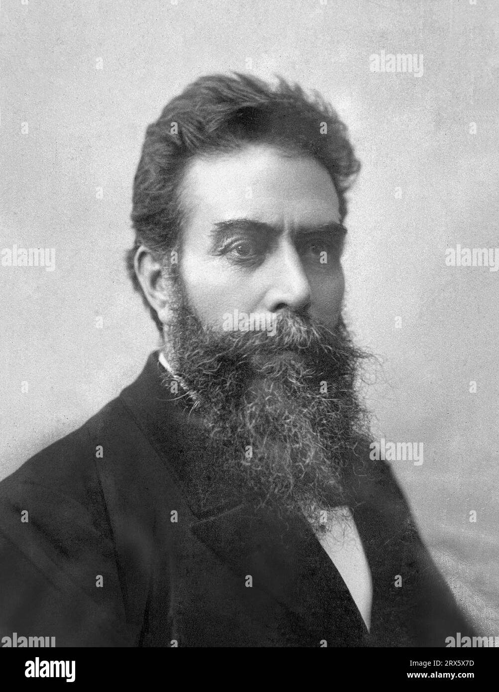 Wilhelm Conrad Roentgen, portrait ca. 1900, historical, history of ... Wilhelm Conrad Roentgen, portrait ca. 1900, historical, history of ...
