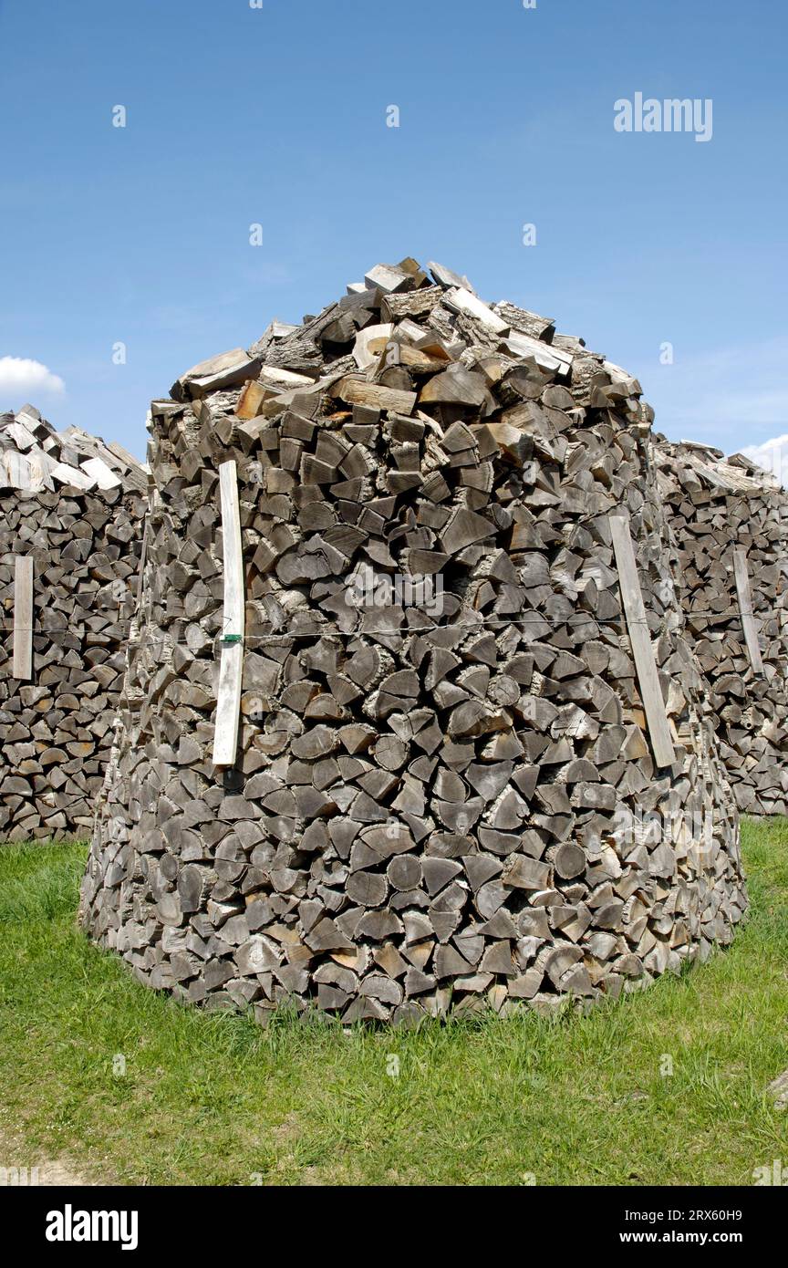 Storage place for firewood, logs, fireplace wood, firewood, wood Stock ...