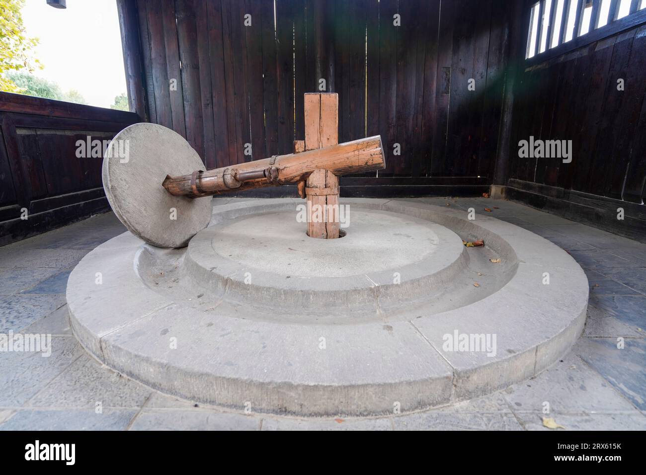 Beijing China, November 2, 2022: Dong Ethnic Water Mill in China Ethnic ...