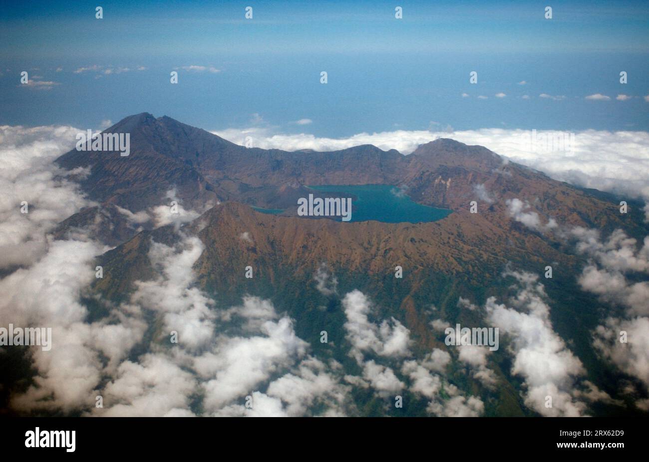Rinjani Volcano, Lombok, Indonesia Stock Photo - Alamy