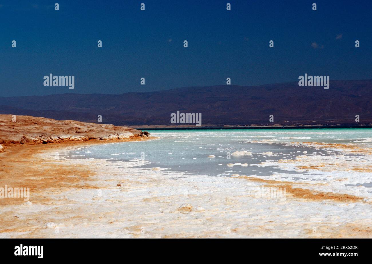 Lake Assal, Salt Lake, Lac Assal, Djibouti Stock Photo - Alamy