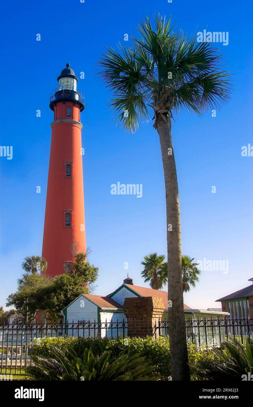 Lighthouse, Ponce de Leon Inlet, Daytona, Florida, USA Stock Photo - Alamy