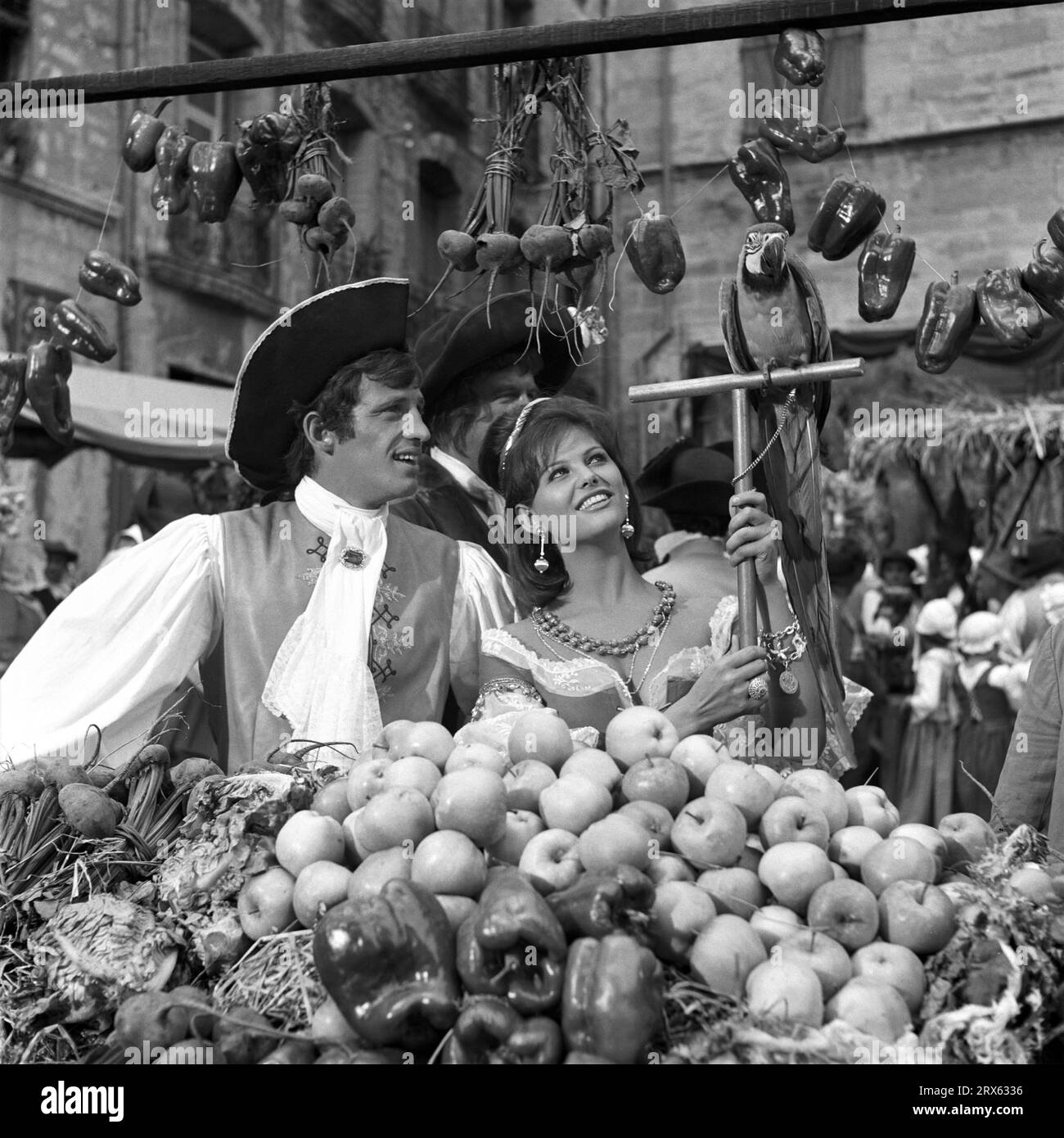 JEAN-PAUL BELMONDO and CLAUDIA CARDINALE in CARTOUCHE (1962), directed ...