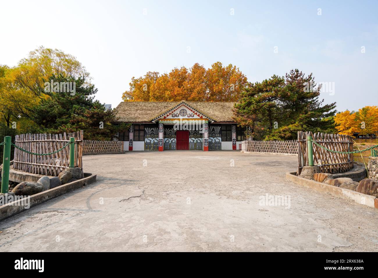 Bunun people Folk Houses in Taiwan Scenic Area of China Ethnic Museum ...