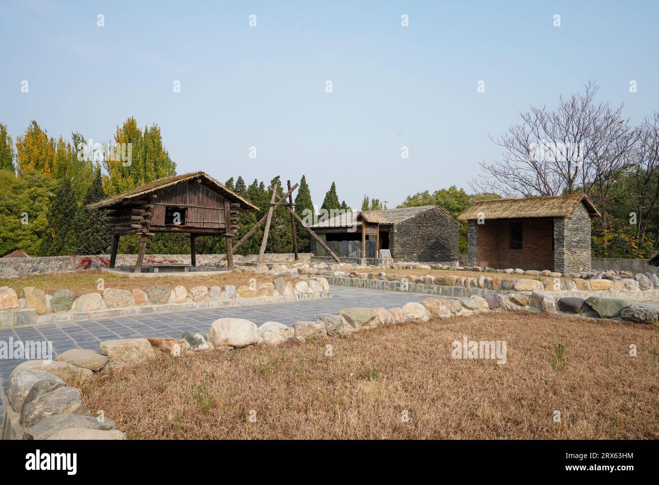 Paiwan People's Slate House and Barn in Taiwan Scenic Area of China ...