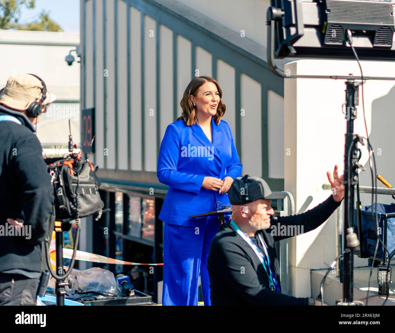 9 News Reporter - Steph Anderson Captured At The Royal Melbourne Show ...