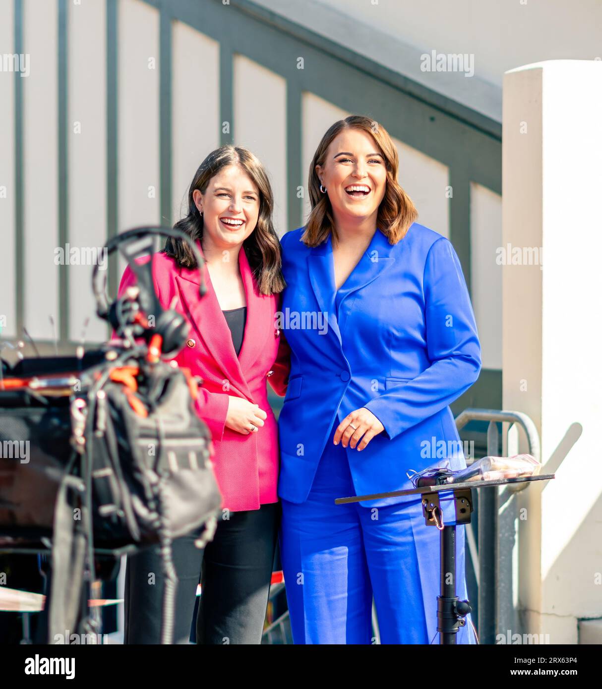 9 News Reporter - Steph Anderson And Mimi Becker Captured At The Royal ...