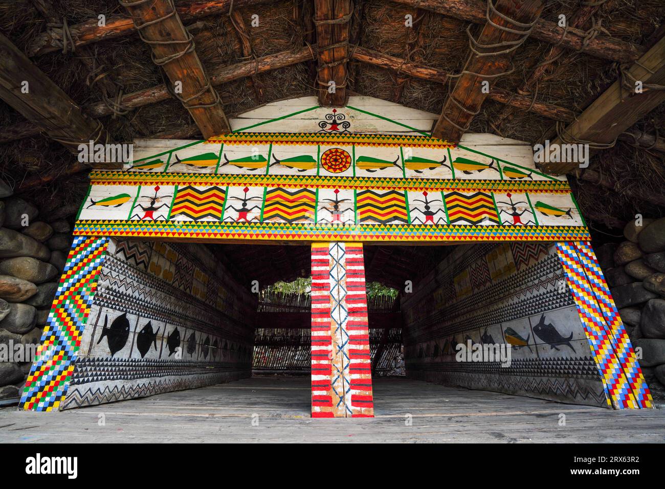 Yamei Architecture in Taiwan Scenic Area of China Ethnic Museum Stock ...