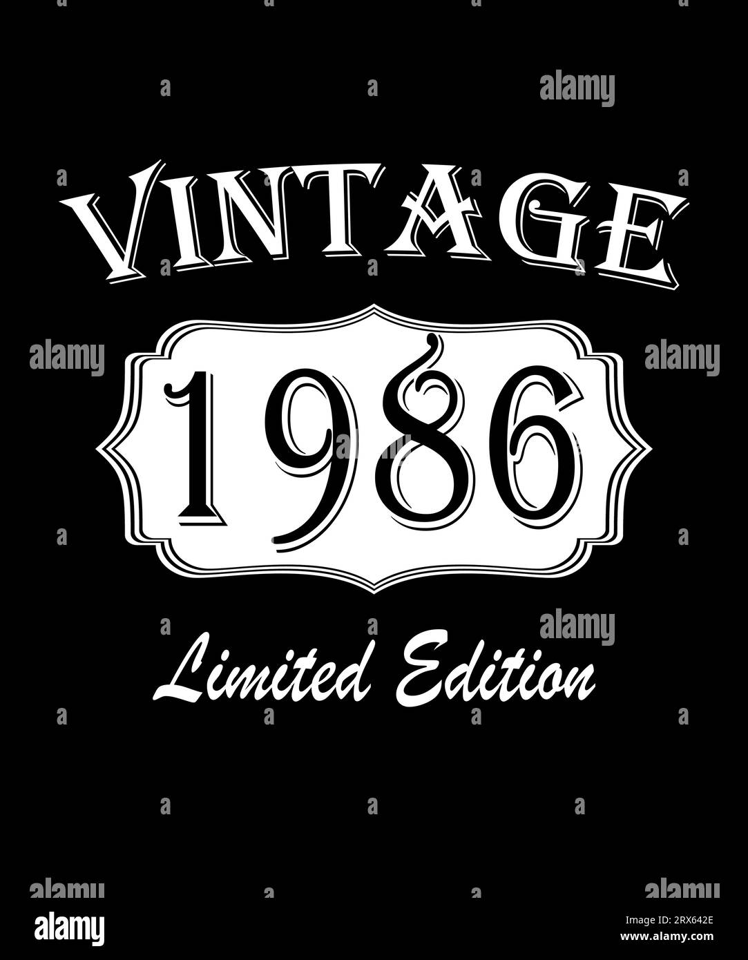 Vintage 1986 birthday Limited Edition, Awesome since 1986 Original Part ...