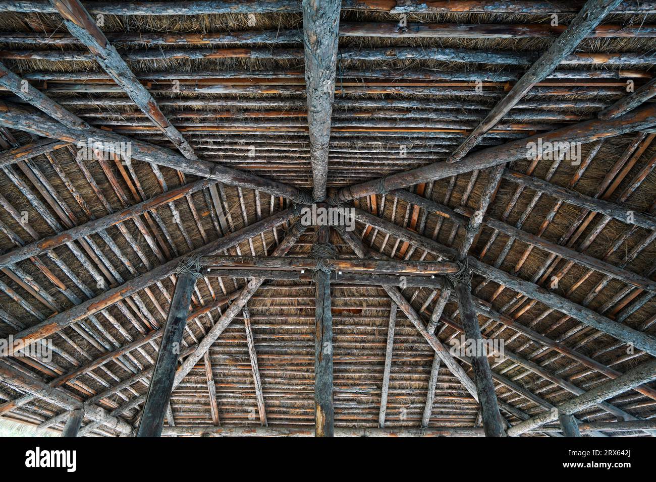 Internal roof structure of Zou Ren Club in Taiwan Scenic Area of China ...