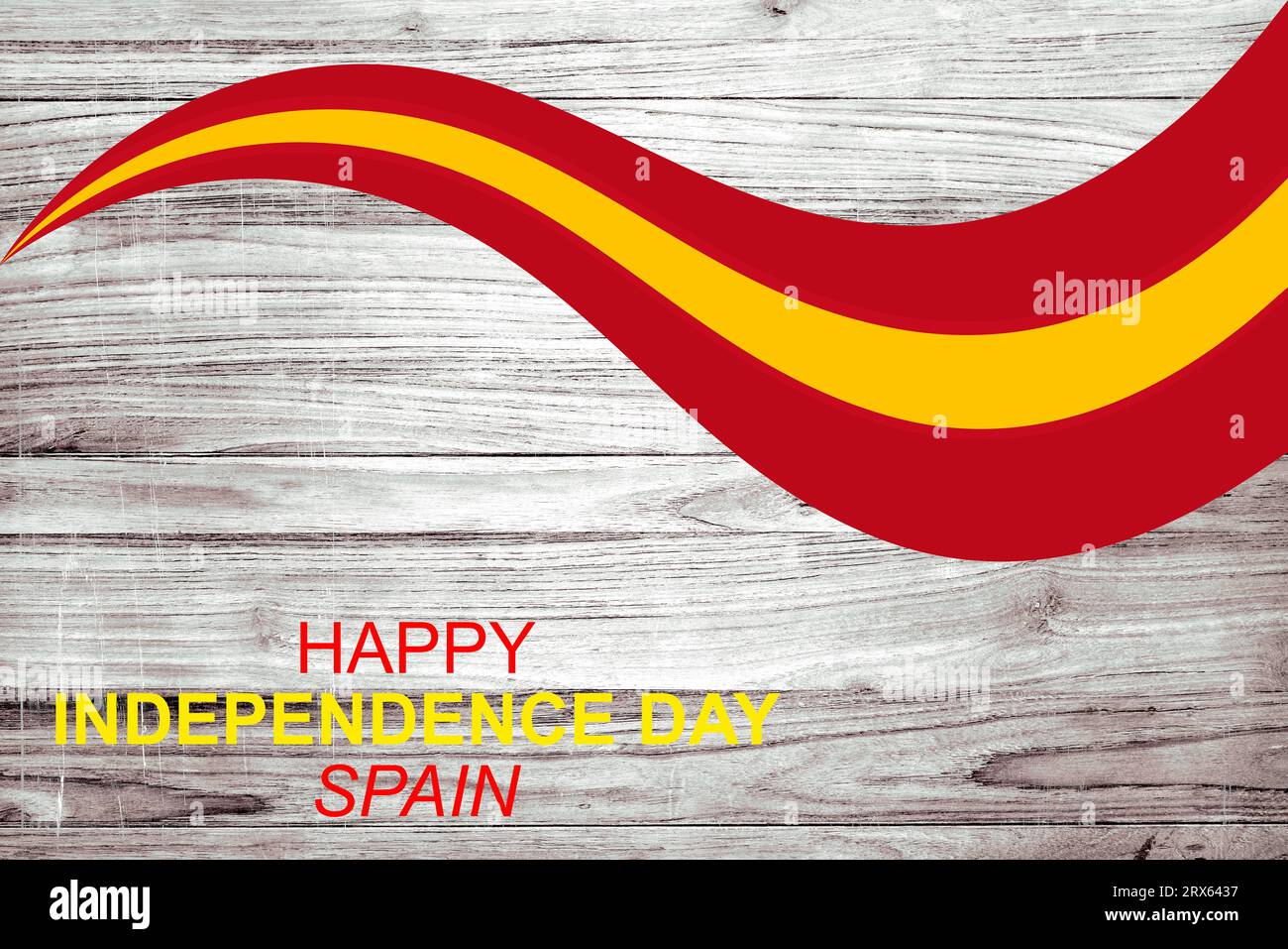 Spain National Day. October 12. Text, hand-drawn heart and symbol of ...