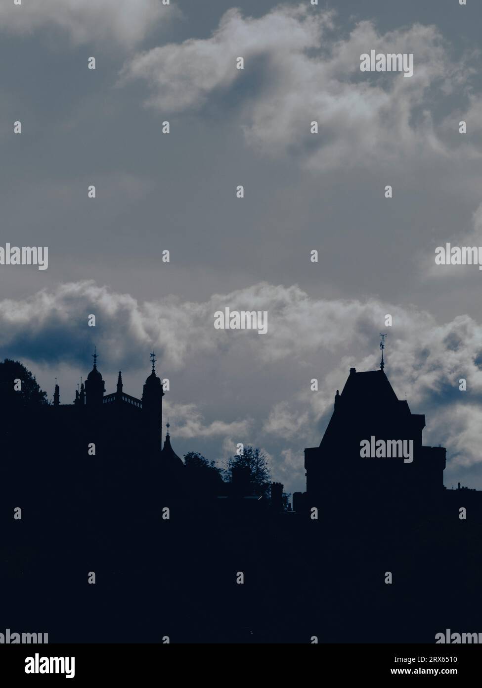 St Georges Chapel and The Curfew Tower (Clock Tower), Windsor Castle ...