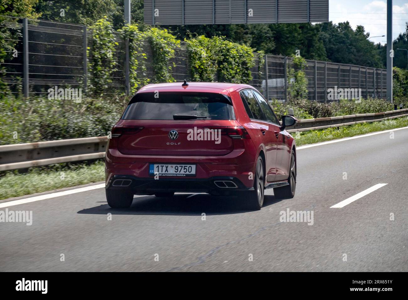 OSTRAVA, CZECH REPUBLIC - AUGUST 10, 2023: Volkswagen Golf Mark VIII ...
