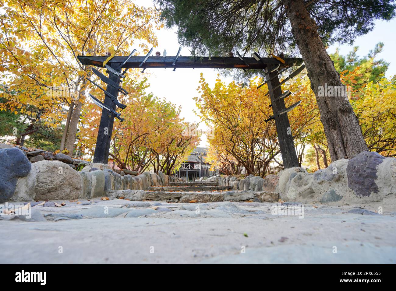 Scenery of Hani people Nationality Scenic Spot in China Ethnic Museum ...