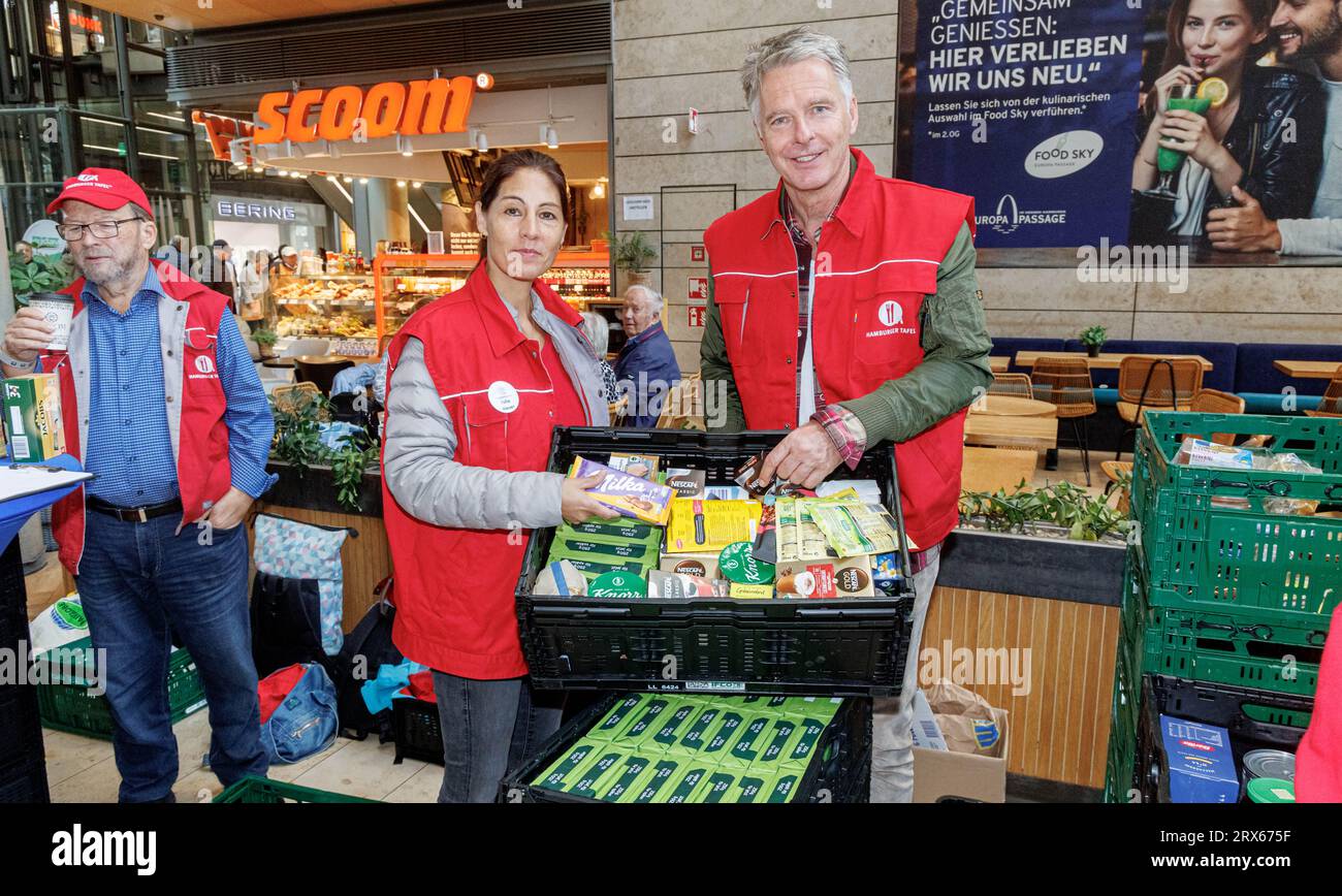 Hamburg, Germany. 23rd Sep, 2023. "Deutschland Tafel" ambassador and ...