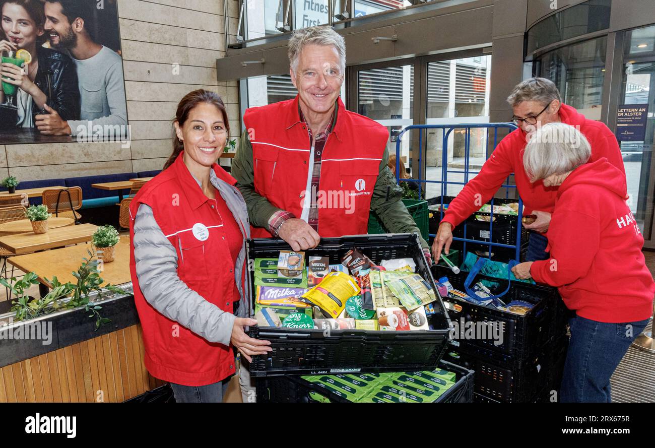 Hamburg, Germany. 23rd Sep, 2023. "Deutschland Tafel" ambassador and ...