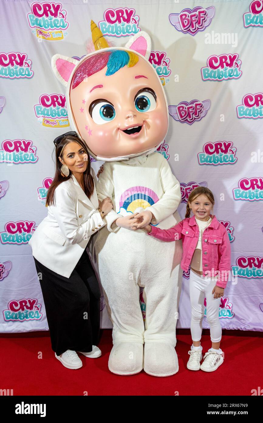 London, UK. 23rd Sep, 2023. Amy Childs and her daughter Polly attend ...