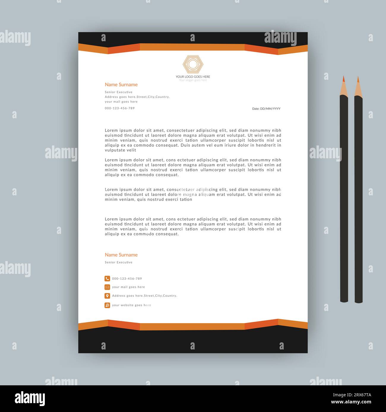 Modern professional corporate Company office brand simple Abstract ...