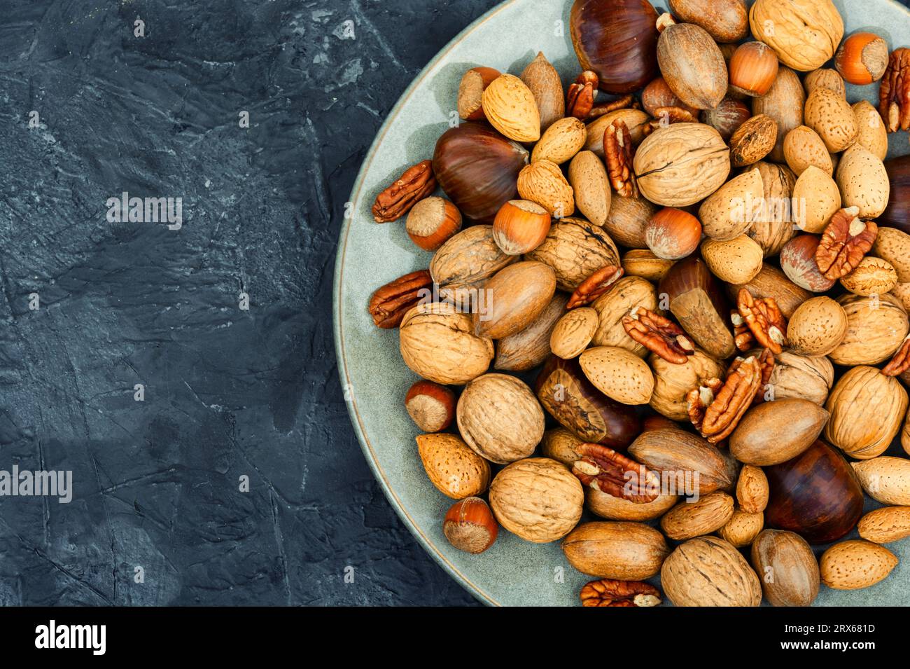 Walnut chestnut hi-res stock photography and images - Alamy