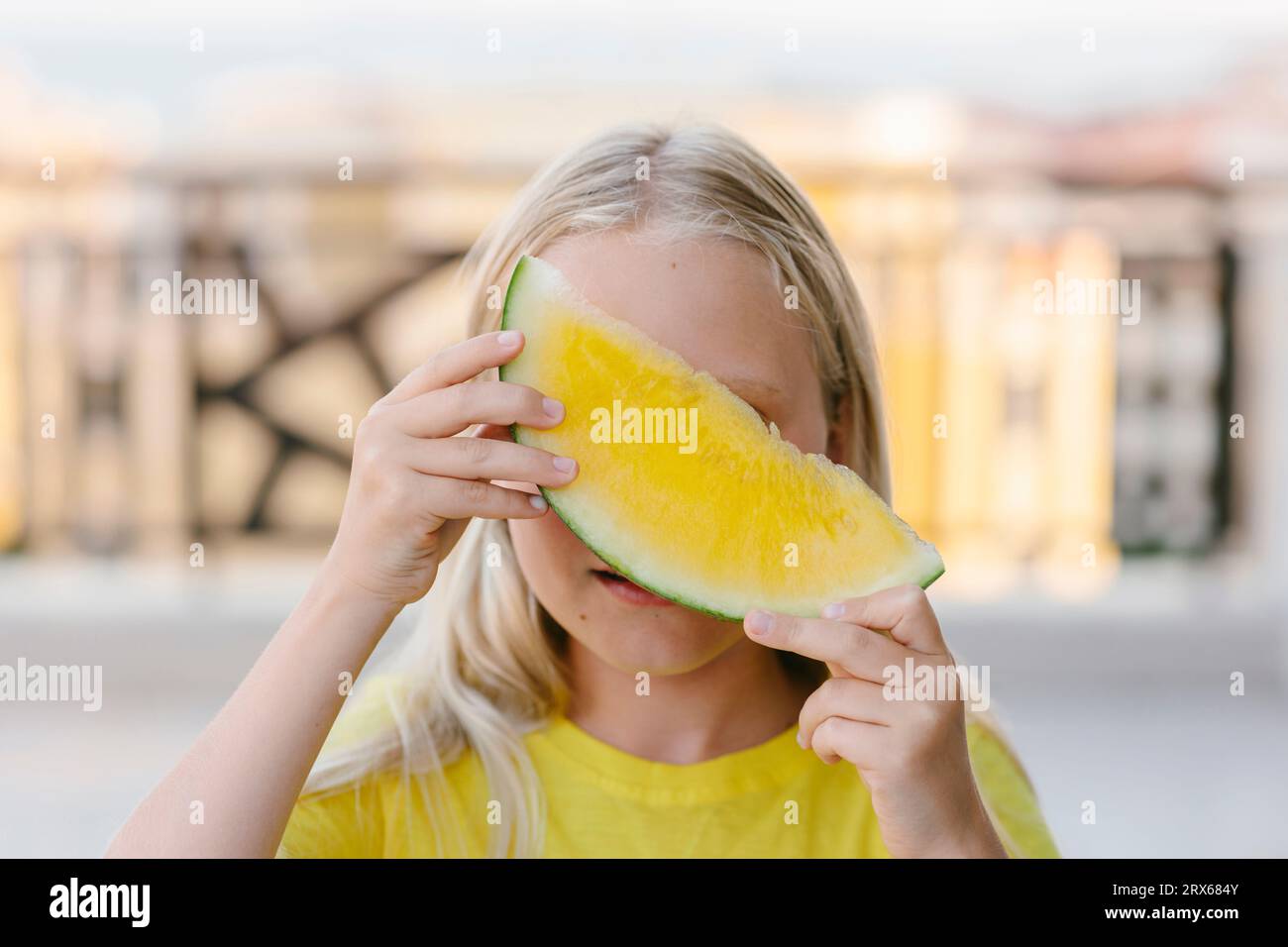 Watermelon girl hi-res stock photography and images - Alamy