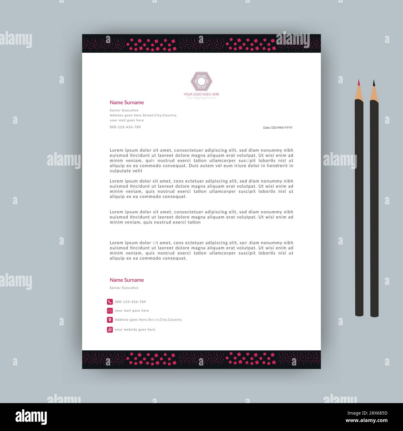 Modern professional corporate Company office brand simple Abstract ...