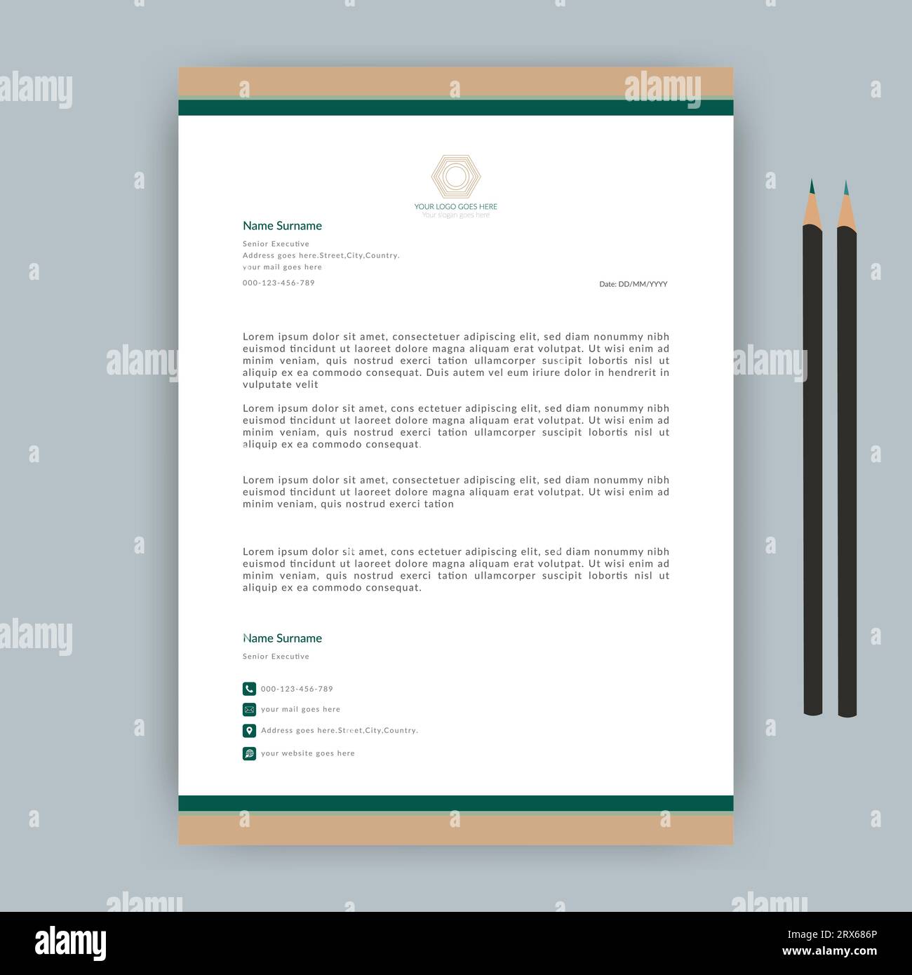 Modern professional corporate Company office brand simple Abstract ...