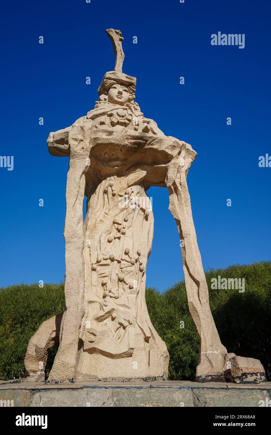 Beijing China, November 5, 2022: Sculptures of Kublai Khan Khan and the ...