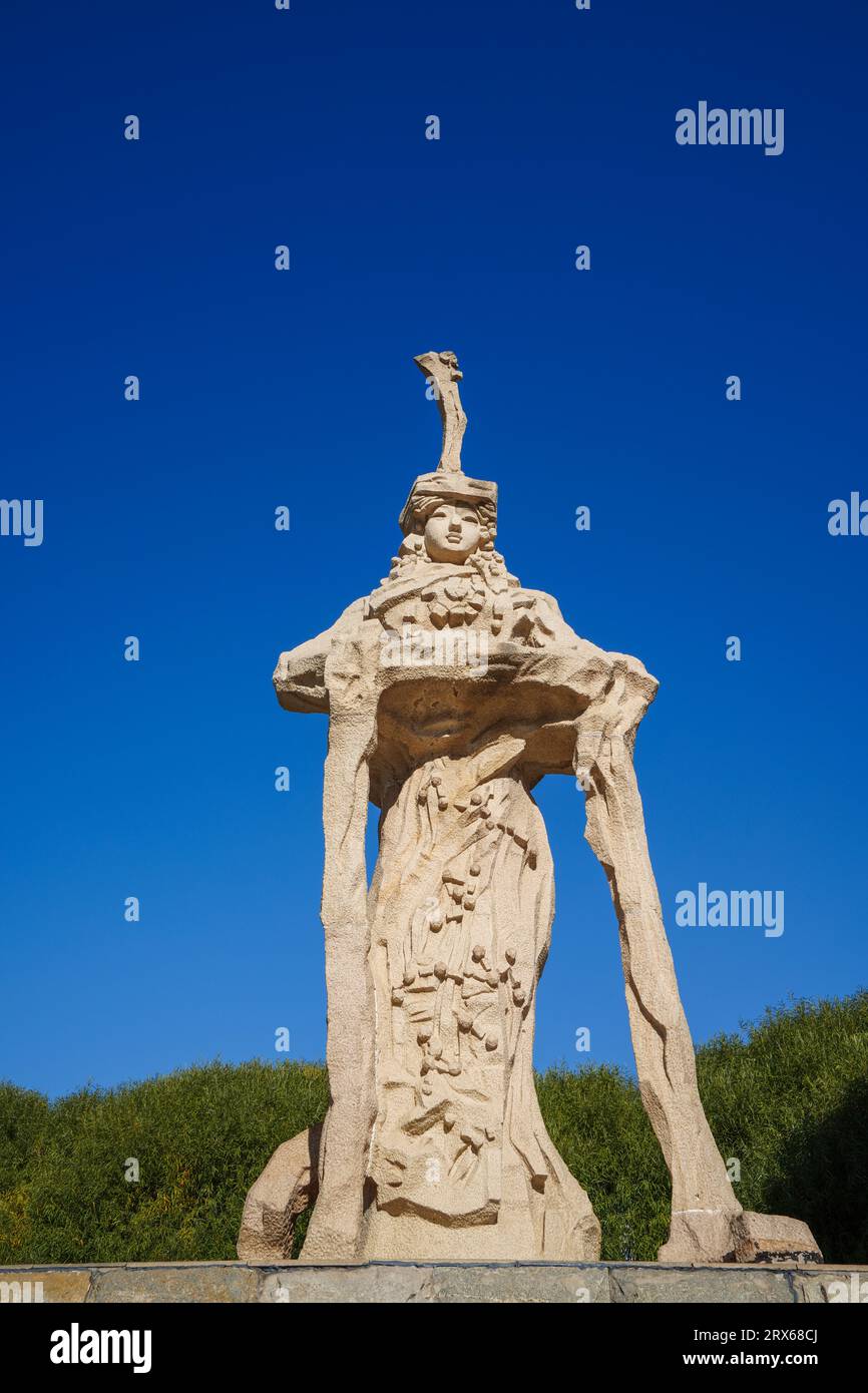 Beijing China, November 5, 2022: Sculptures of Kublai Khan Khan and the ...