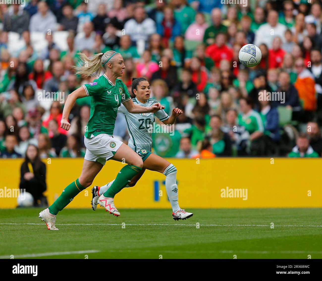 Aviva Stadium, Dublin, Ireland. 23rd Sep, 2023. Nations League Womens ...