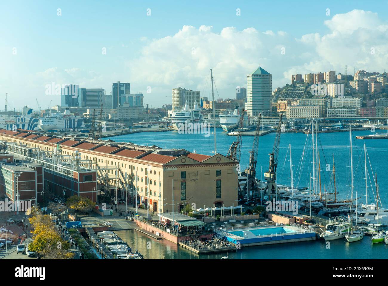 Genoa city boat hi-res stock photography and images - Alamy