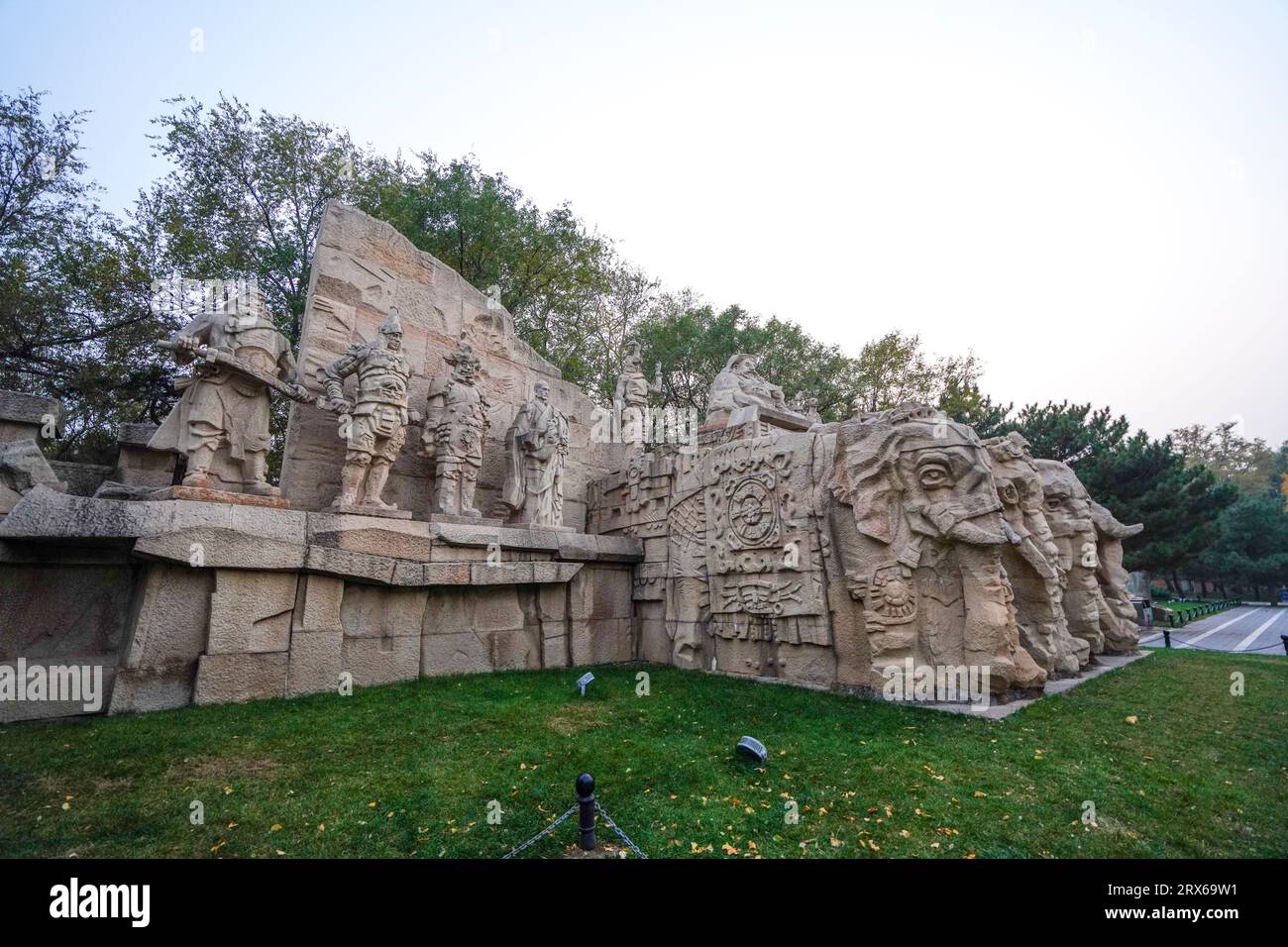 Beijing China, November 6, 2022: Sculpture of Kublai Khan Khan on ...
