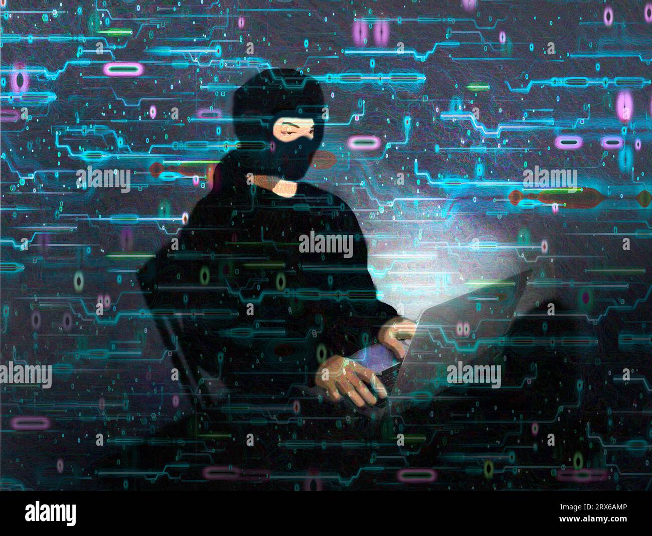 Hacker illustration hi-res stock photography and images - Alamy