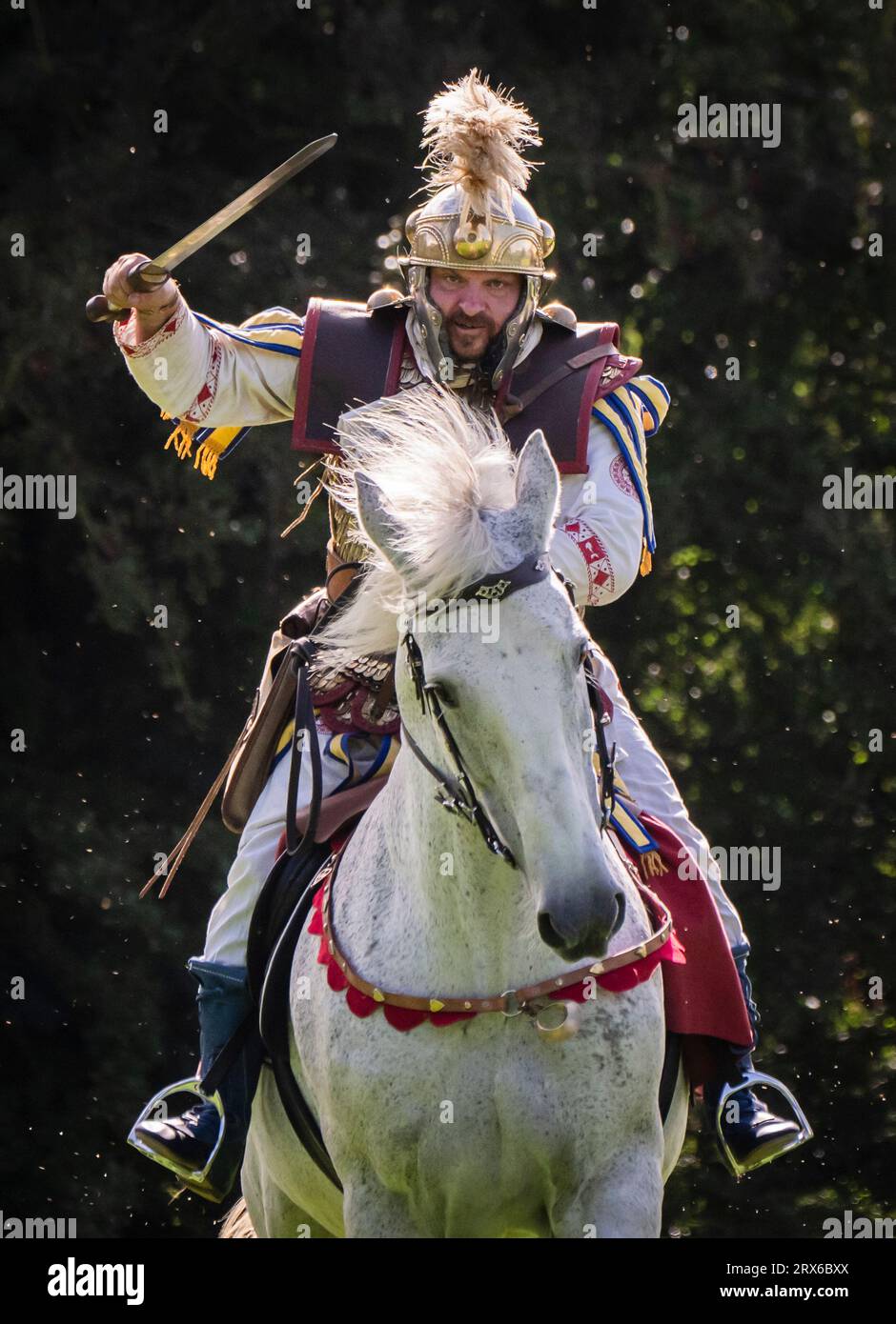 Simon Burrows from reenactment group Equistry during Malton Museum's ...
