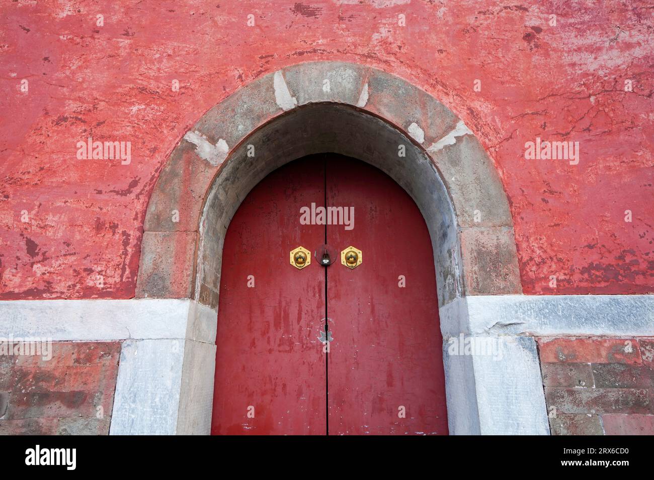 Doors on Tibetan style buildings in the Four Great Regions of Summer ...