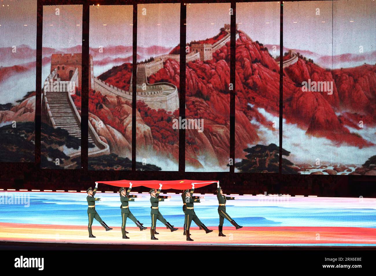 An opening ceremony of the Hangzhou Asian Games is held in Hangzhou ...