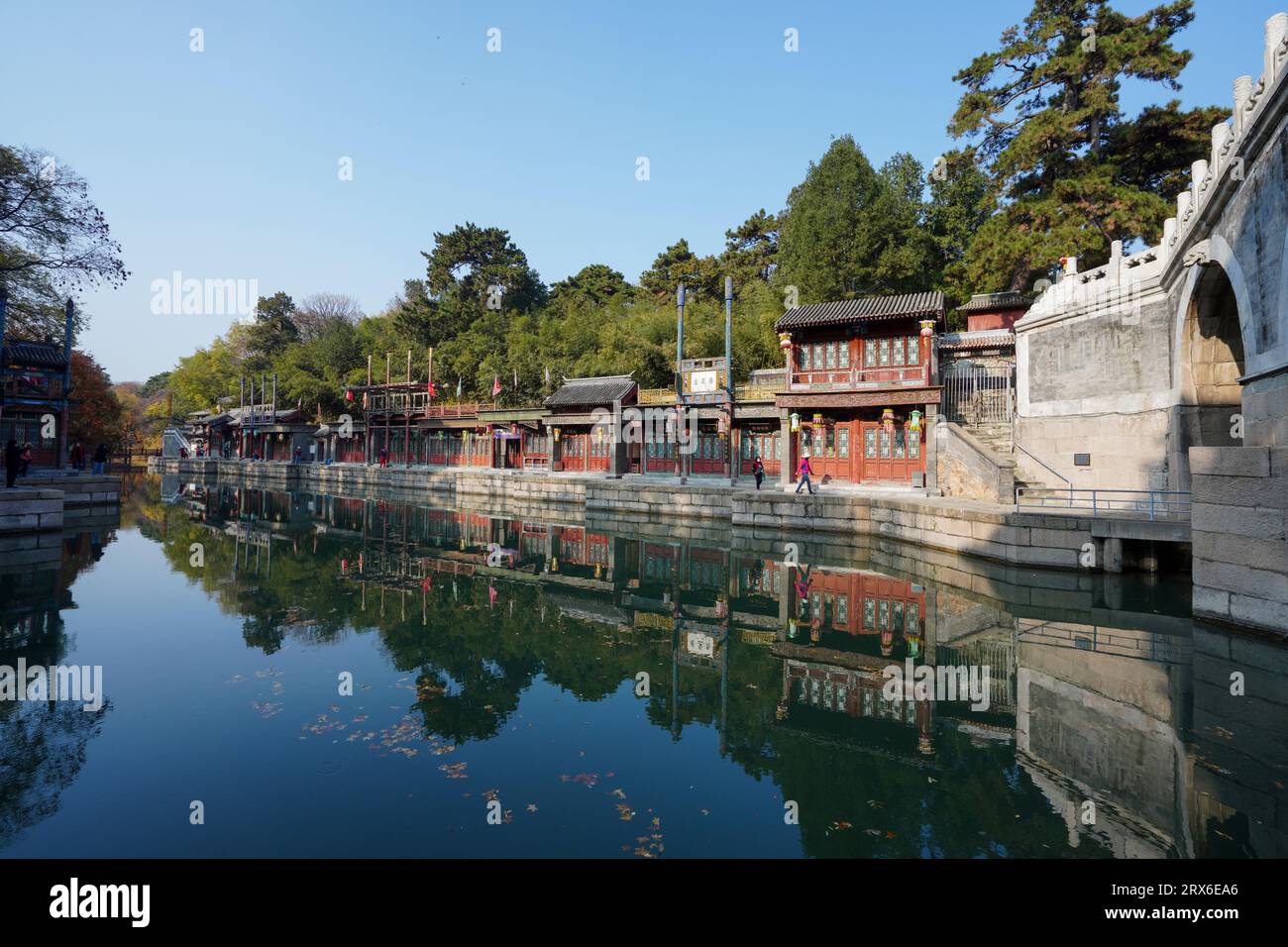 Beijing China, November 10, 2022: Scenery of Suzhou River in Summer ...