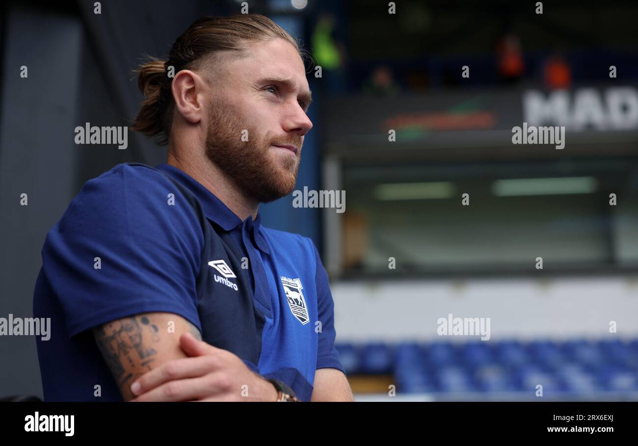 Ipswich Town's Wes Burns inside the stadium before the Sky Bet ...