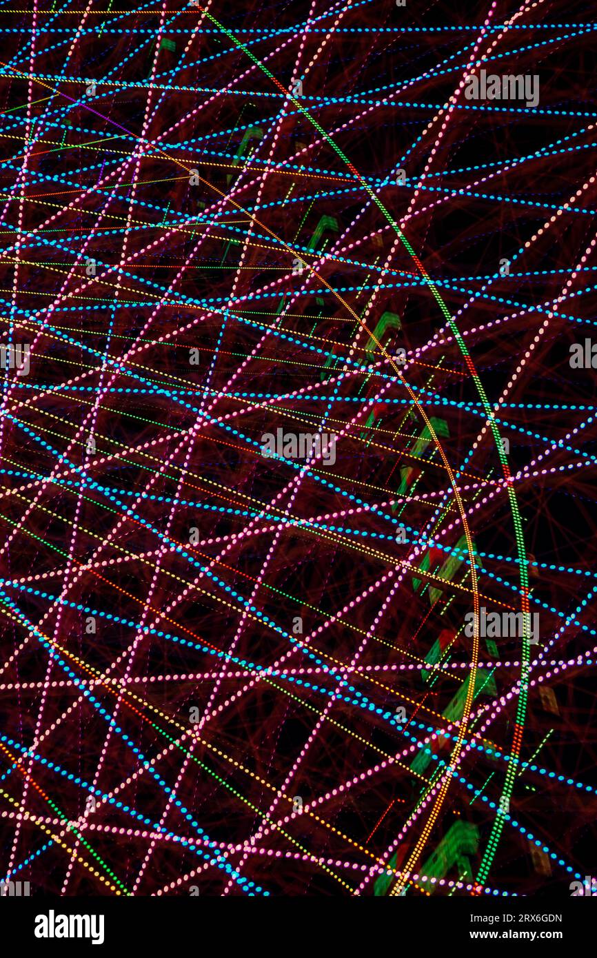Red blue green spinning hi-res stock photography and images - Alamy