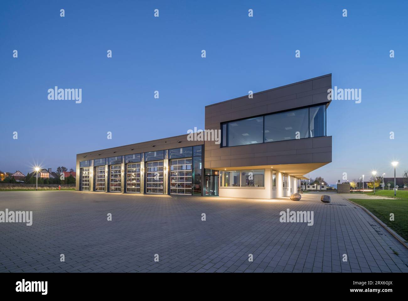 Futuristic Fire Station