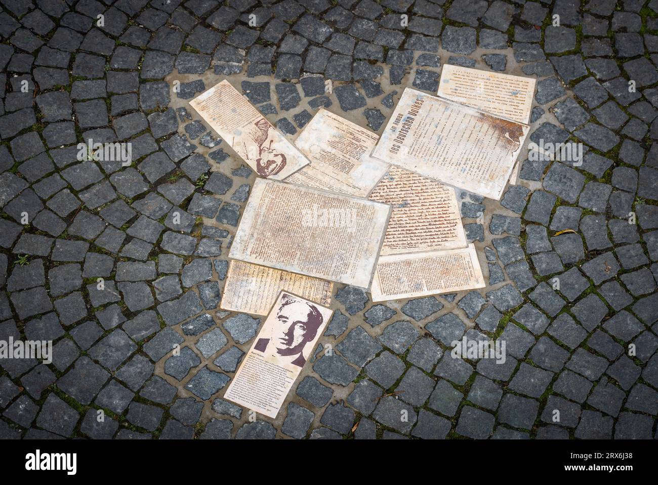 White Rose Memorial - Anti-Nazi Resistance Pamphlets at Geschwister ...