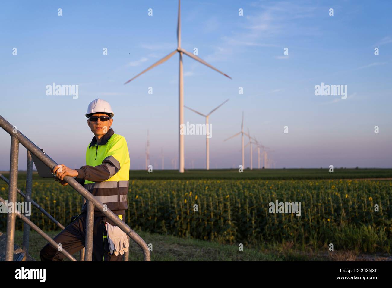 Wind turbines renewable energy moving hi-res stock photography and ...